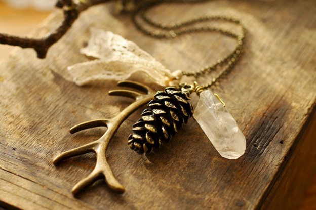 本物の植物をモチーフに取り入れたアクセサリーシリーズ「Ruby Robin Boutique」